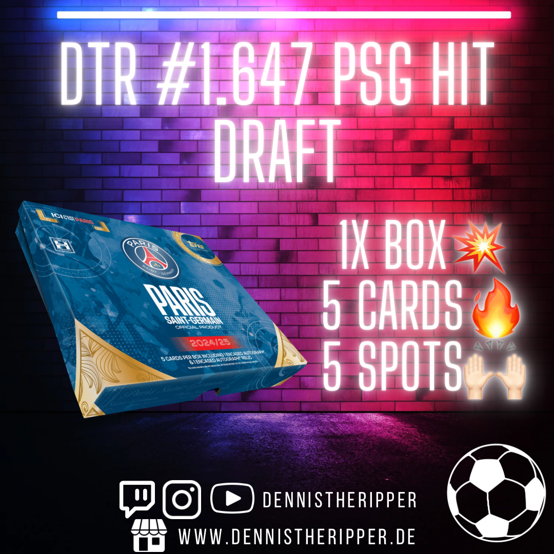 DTR #1647 PSG Hit Draft Group Break – dennistheripper