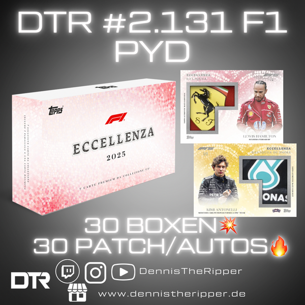 DTR #2131 F1 Eccellenza 30 Box PYD Group Break – dennistheripper
