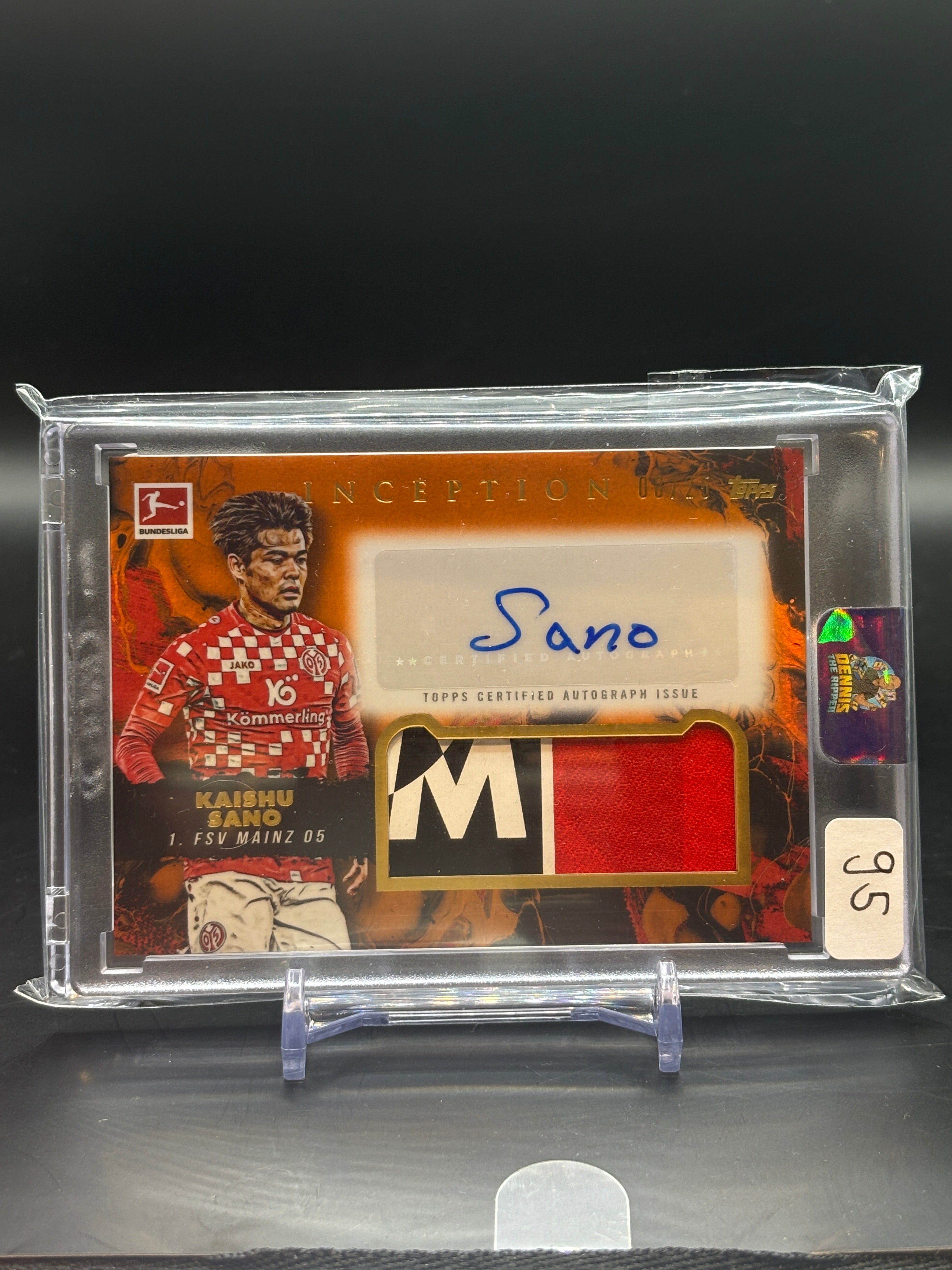 2025 Topps Inception BuLi Kasha Sano Patch Auto /25 Orange ...