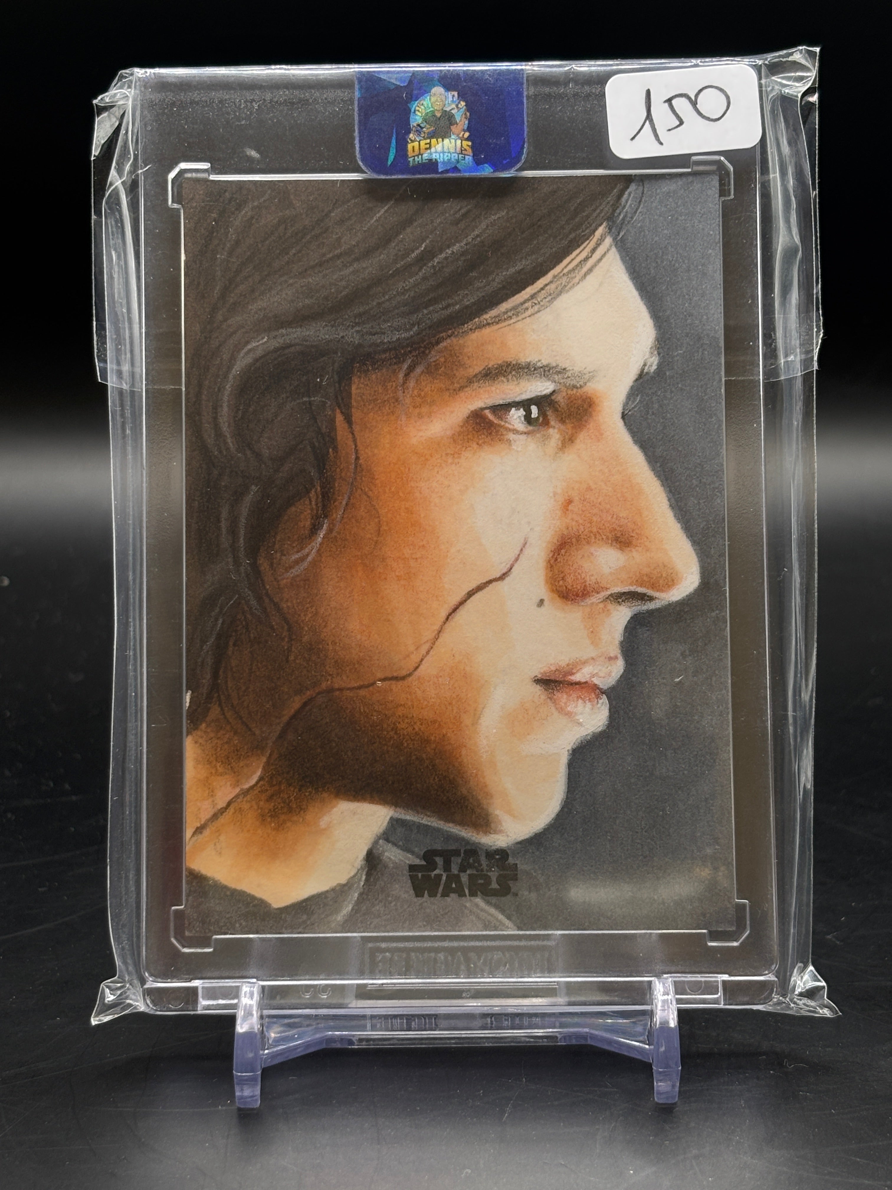 2025 Topps Chrome Kylo Ren Sketch Jessica van Dusen – dennistheripper