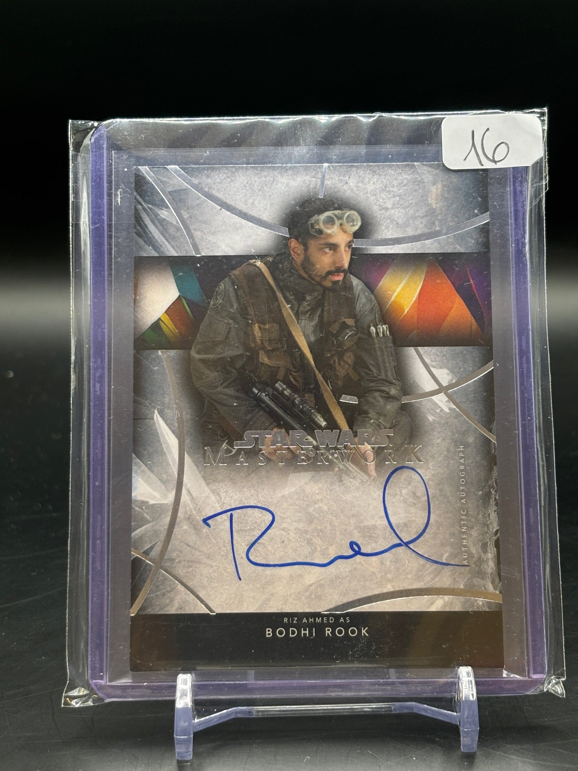 2024 Topps masterwork Bodhi Rook - Riz Ahmed Auto – dennistheripper