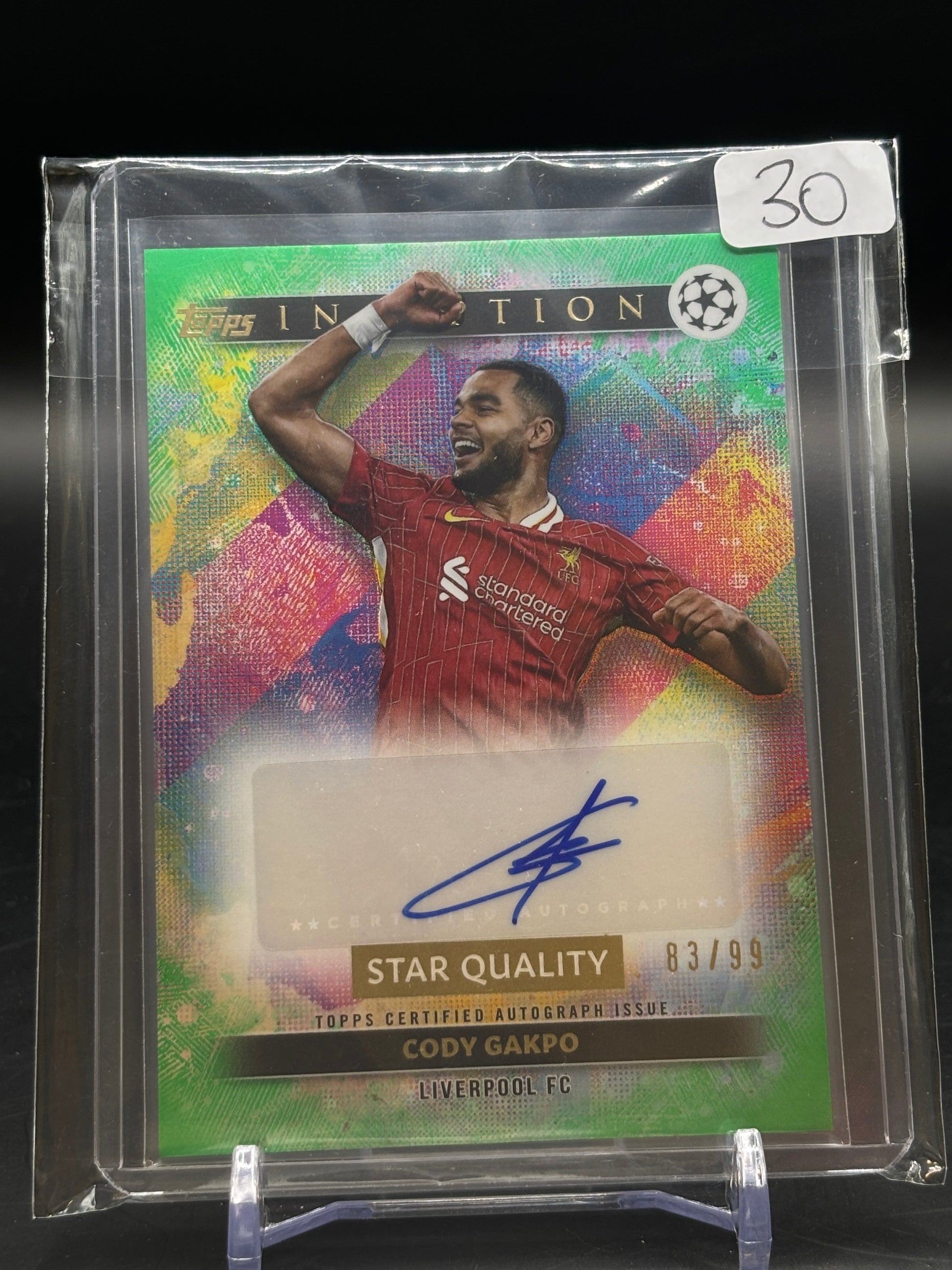 2024/25 Topps Inception Coddy Gakpo green Auto 83/99 – dennistheripper